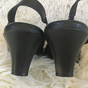 Nurture by Lamaze | Shoes | Nurture Jolie Black Leather Slingback Open ...